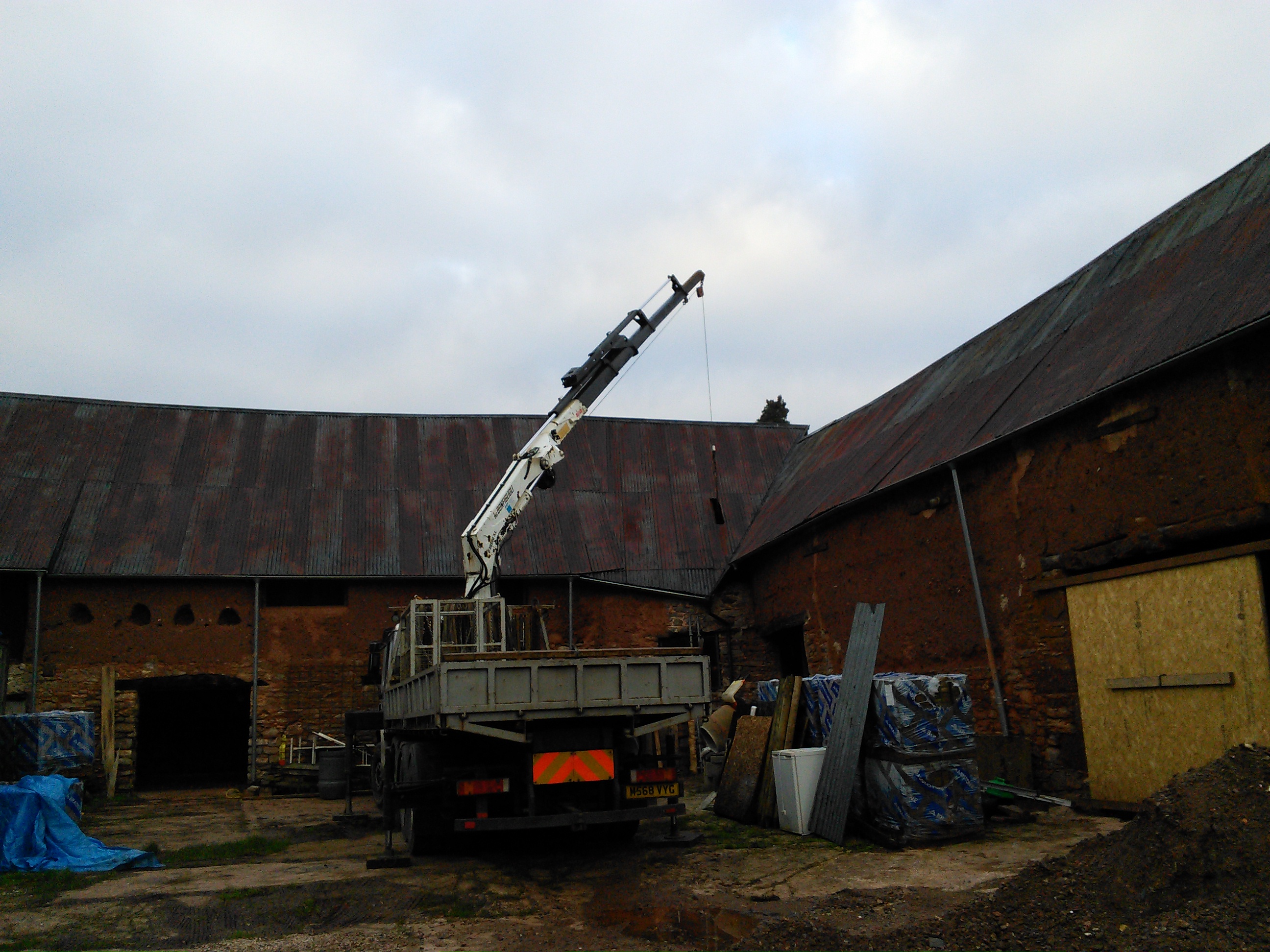 Removal of the Cider Press – The Barn Edginswell